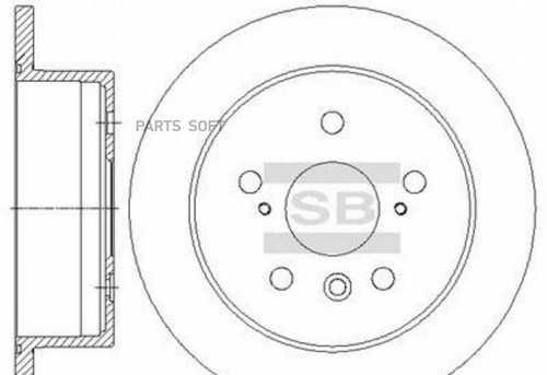 Sangsin brake SD4051 Диск тормозной задний