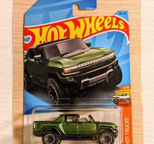 Hot Wheels Gmc Hummer EV (Зеленый)