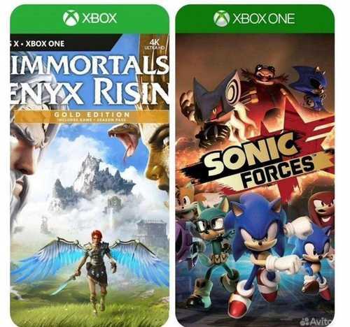 Immortals fenyx rising+sonic forces Xbox One
