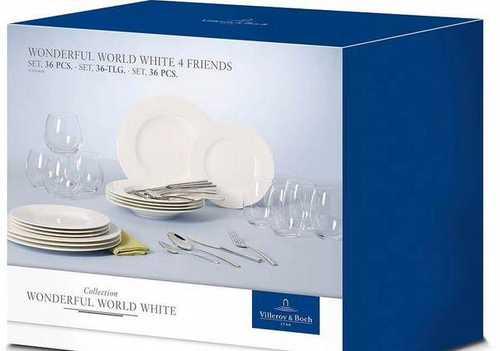 Villeroy & Boch Wonderful World White 4 Friends