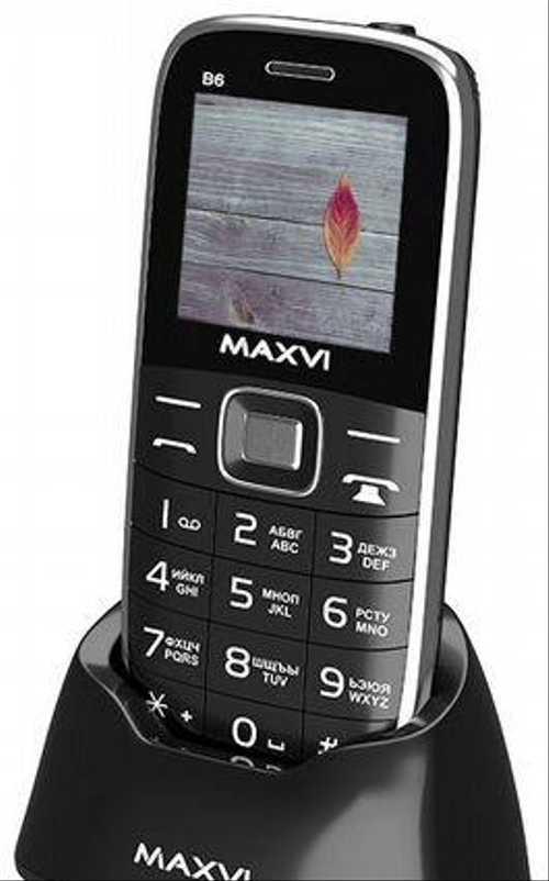 Телефон Maxvi B6 (C), Черный