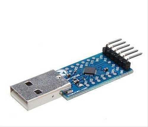 Преобразователь USB - uart на CP2104 6-pin