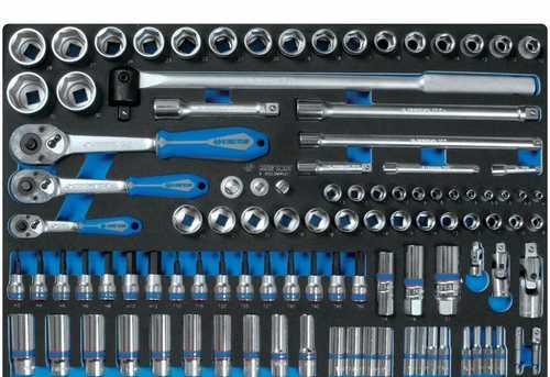 Набор торцевых головок 1/4", 3/8", 1/2" ложемент