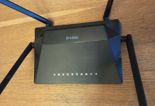 Wi-fi роутер гигабитный D-Link DIR-825 2,4 и 5Ггц