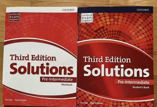 Учебник и рабочая тетрадь Third edition Solutions