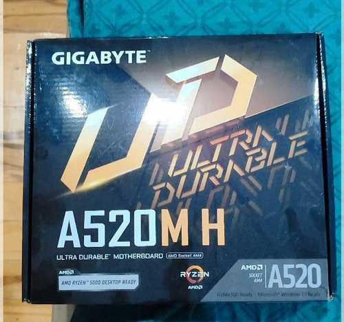 Gigabyte A520M H сокет AM4 материнская плата