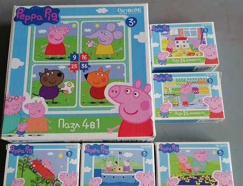 Пазлы Свинка Пеппа Peppa Pig