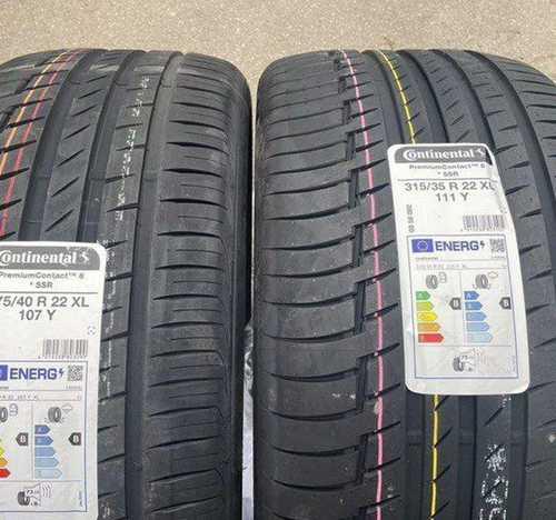 Continental PremiumContact 6 SSR 315/35 R22 и 275/40 R22 111Y