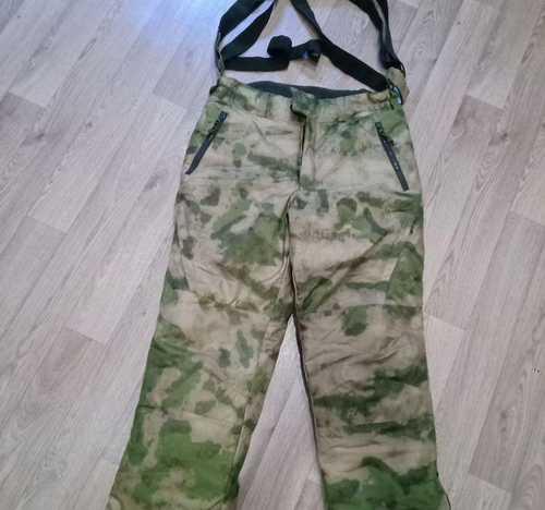 Зимние, утеплённые штаны мох