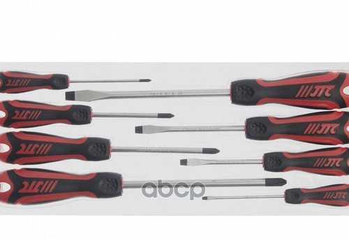 JTC-7644 набор отверток усил., 8пр. SL3.0x75