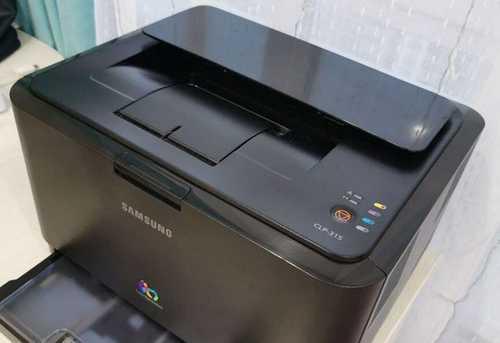 Цветной лазерный принтер Samsung (заправлен)