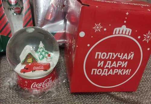 Кока кола призы шар снежный coca cola