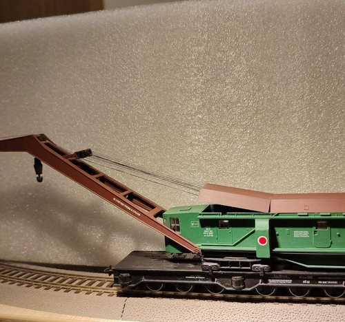 Железнодорожный кран дэк25 ржд 1/87