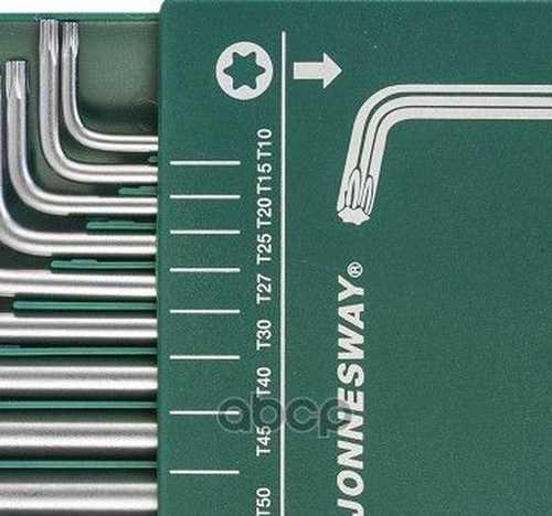 Комплект угловых ключей "torx" h07m09s Jonnesway