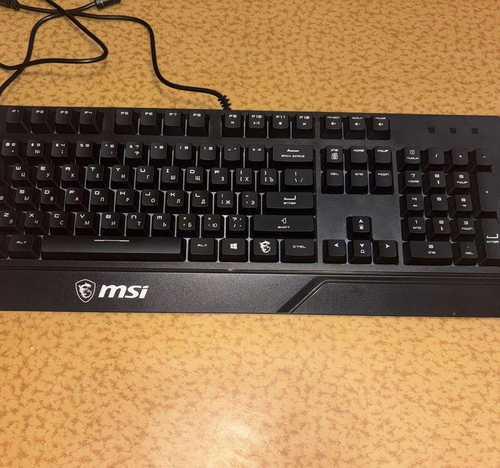 Игровая клавиатура msi vigor gk20