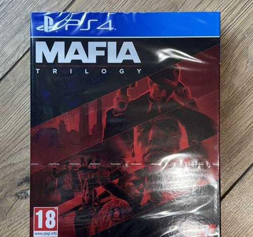 Диск mafia trilogy ps4 новый