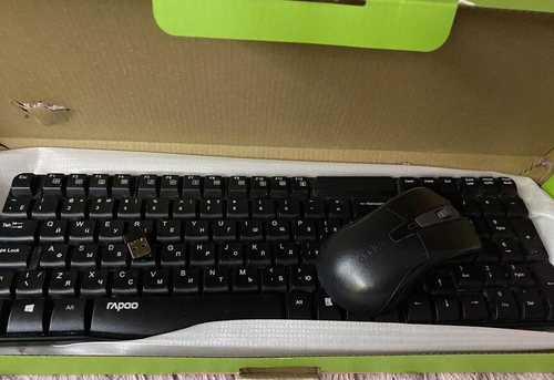 Беспроводная клавиатура и мышь rapoo (комплект)