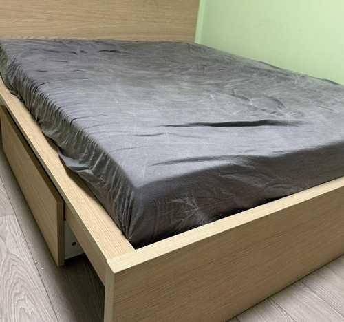 Кровать IKEA мальм 160 200