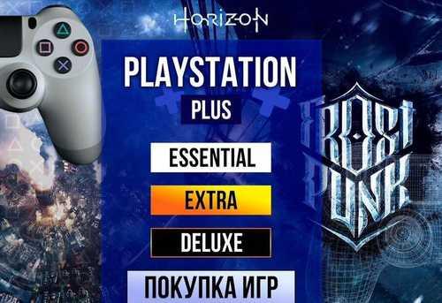 PS Plus Deluxe Extra + EA play с играми + Frostpun