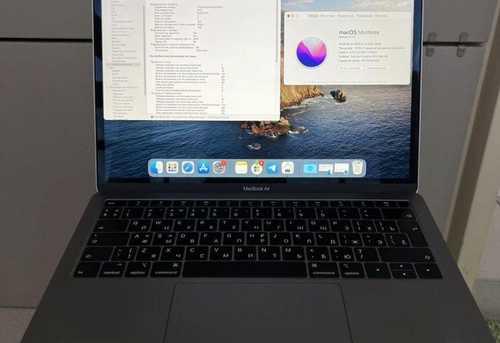 MacBook Air 13 (2018), 256 ГБ, Core i5, 1.6 ГГц, RAM 8 ГБ, Intel UHD Graphics 617