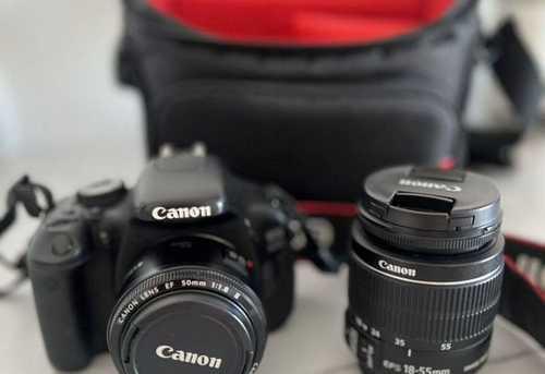 Зеркальный фотоаппарат canon eos 600d kit 18- 55