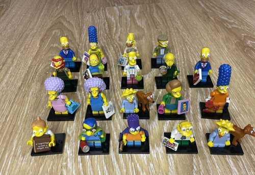 Lego minifigures simpsons series 1,2