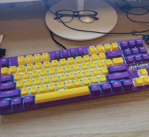 Механическая клавиатура Dareu A87 Violet Gold