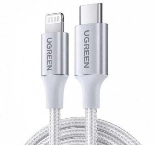 Кабель ugreen US304 USB-C to Lightning M/M Cable