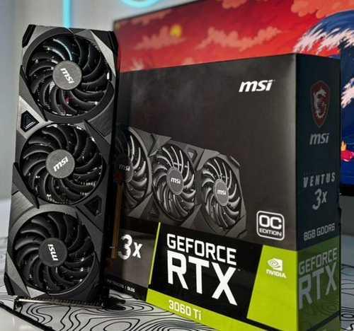 Видеокарта RTX 3060ti MSI LHR