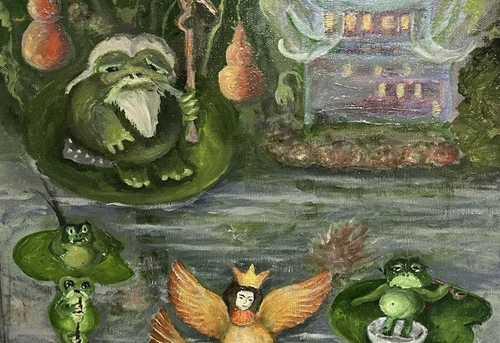 Картина «Птица Сирин и шесть мудрецов»