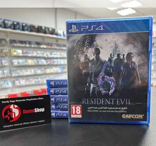 Диск Resident Evil 6 PS4