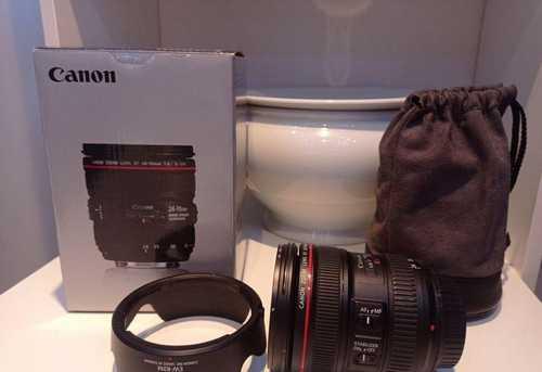 Canon EF 24-70mm f/4L IS USM Lens (как новый)