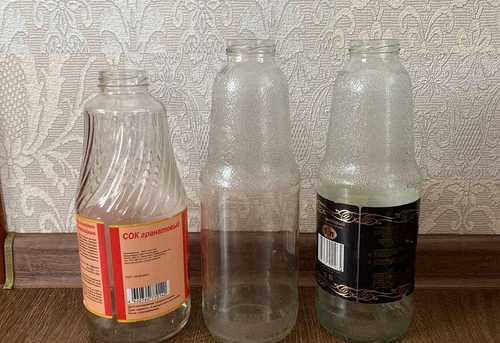 Бутылка стеклянная (1 литр)