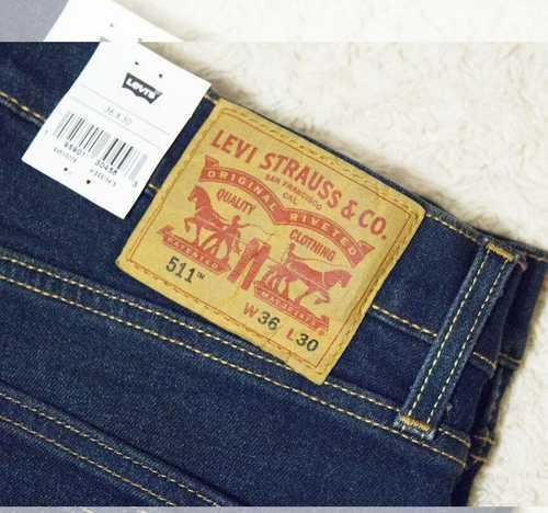 Джинсы Levis 511 W36 L30 Оригинал