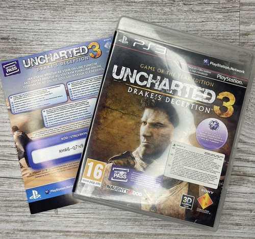 Uncharted 3 ps3 goty