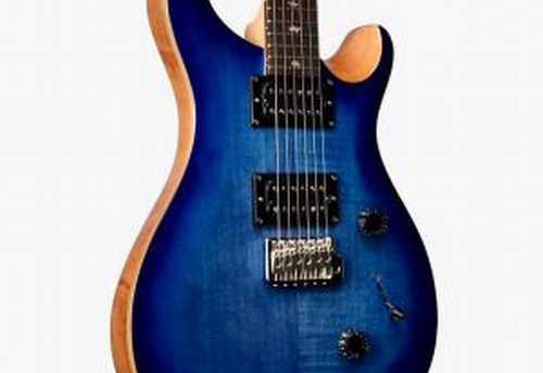 PRS SE Custom 24 Faded Blue Burst #60484 PRS SE 24