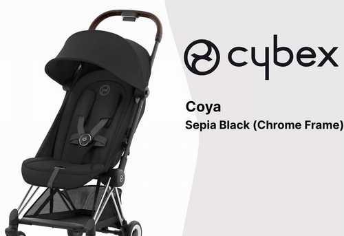 Коляска Cybex Coya Sepia Black (Chrome Frame)