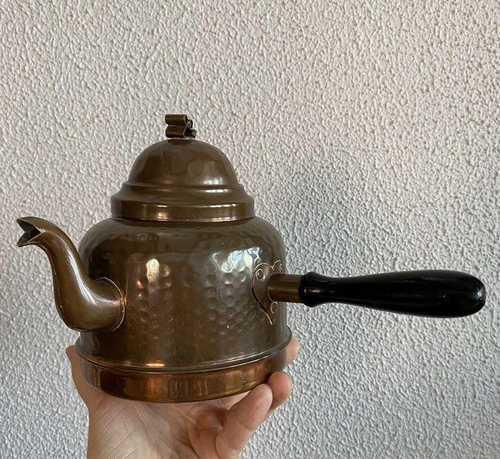 Медный чайник. Винтаж. Швеция