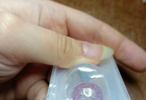 Фиолетовые линзы контактные для косплея