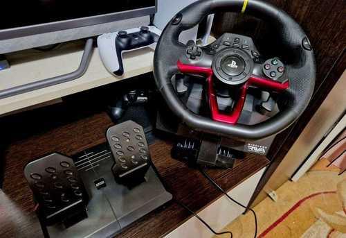 Игровой руль для PS4/PS3/PC hori apex racing wheel