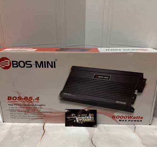 Автомобильный усилитель BOS-mini 65.4 6000W
