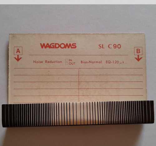 Вкладыш sl c90 для аудиокассеты wagdoms