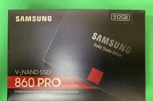 Samsung 860 PRO 512GB MZ-76P512BW, NEW нал/безнал