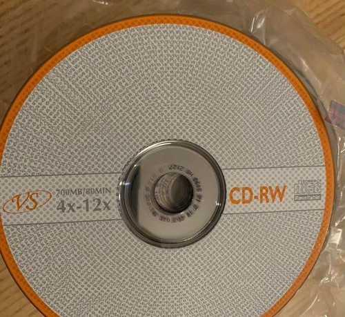 Компакт диски cd-rw VS 50 штук