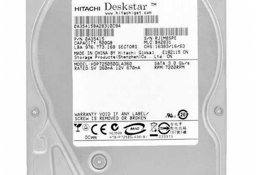 Жесткий диск Hitachi 500Gb HDP725050GLA360 sataii