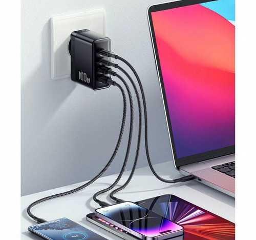100w Quick charge 4.0 Essager GaN USB type 2c 2A