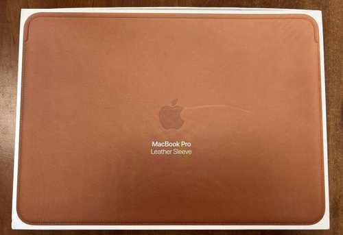 Кожаный чехол Apple для Macbook Pro 15. Оригинал