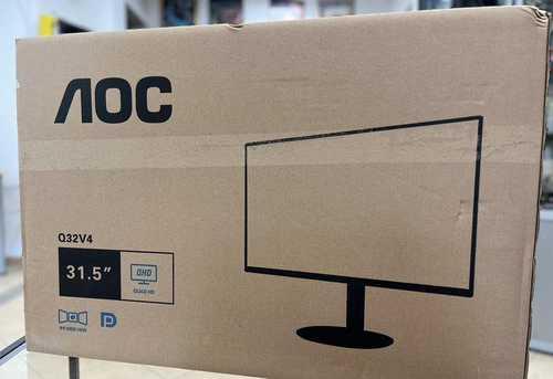 31.5" Монитор AOC Q32V4 (75Hz, 2K, 2560x1440, IPS)