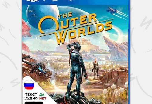 Игра The Outer Worlds PS4, русские субтитры