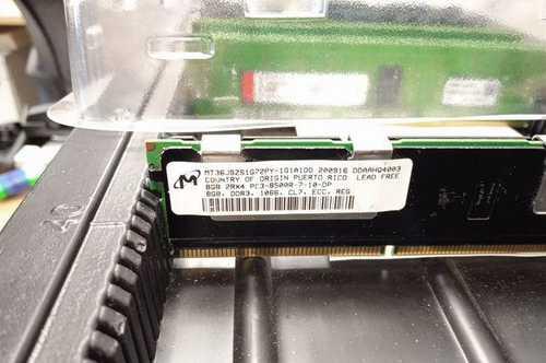 8G micron 2Rx4 DDR3 PC3-8500R 1333MHz Арт: mt36jsz